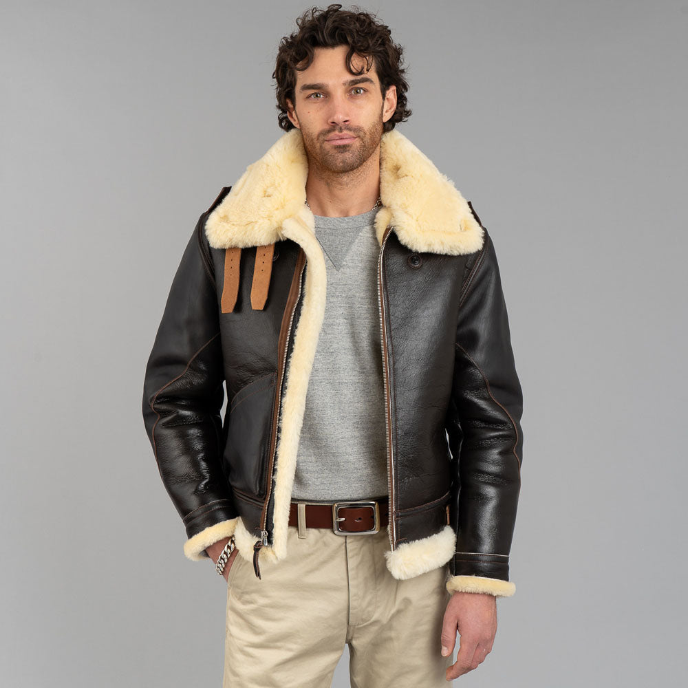 B3 Bomber Jacket - Leather Jacket - Flight Jacket - Military Jacket ...