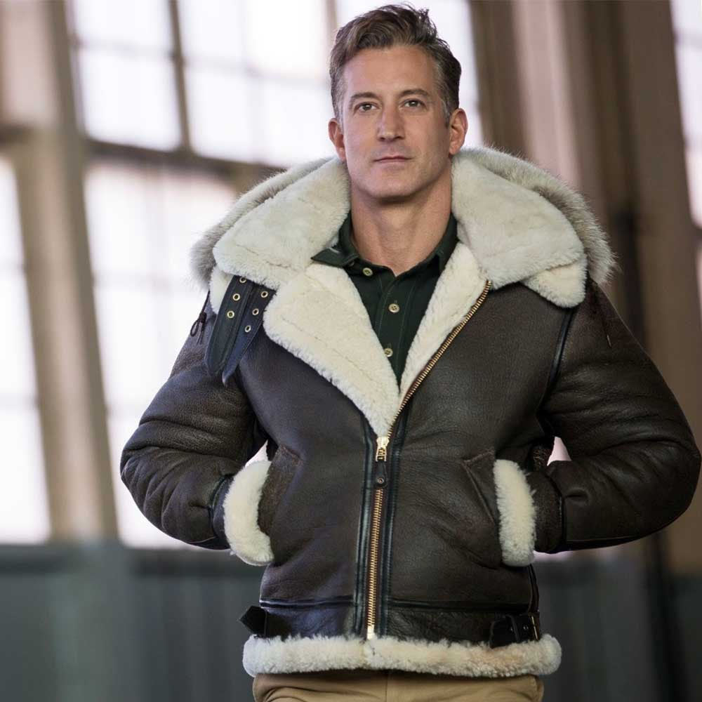 B3 Leather Bomber Jacket - Sheepskin Jacket - Flight Jacket ...