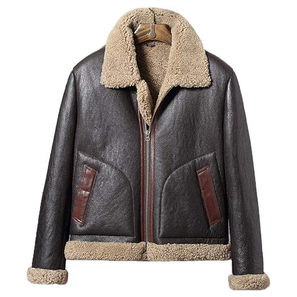 B3 Leather Bomber Jacket - Flying Jacket - Aviaor Jacket ...
