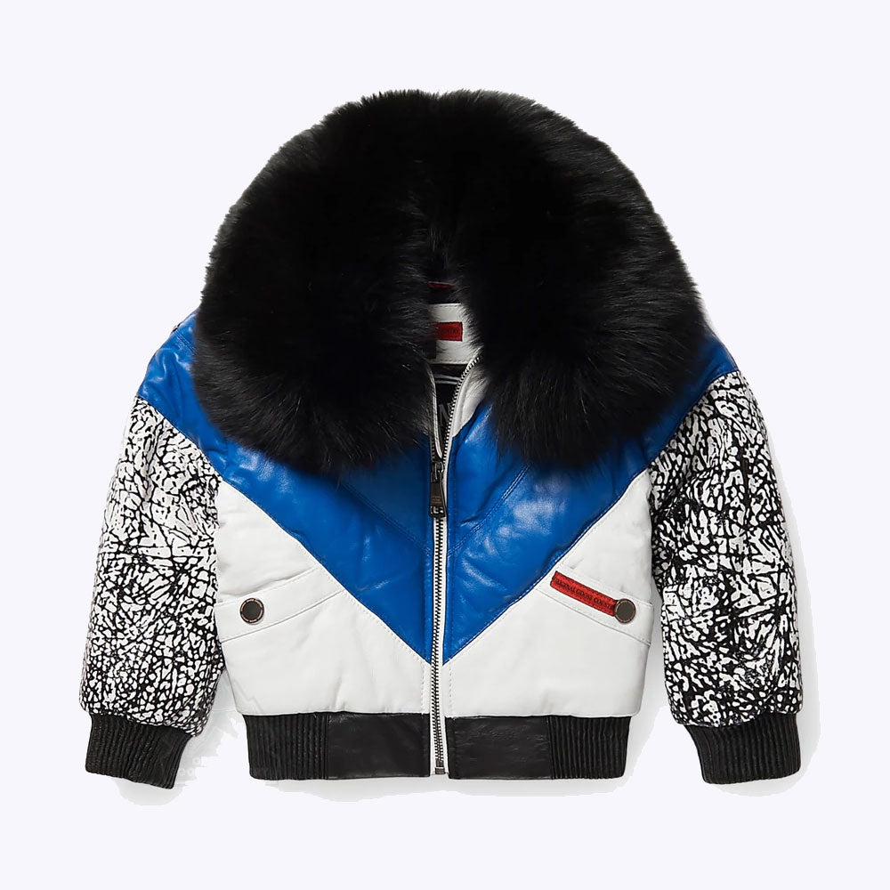 V Bomber Jacket - Bubble Jacket - Sheepskin Jacket - Leather Jacket ...