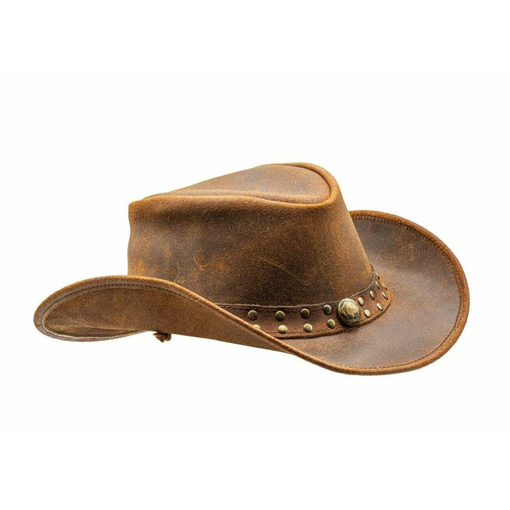 Leather Hats - Cowhide Hat - Cowboy Hat – sheepskinleathers