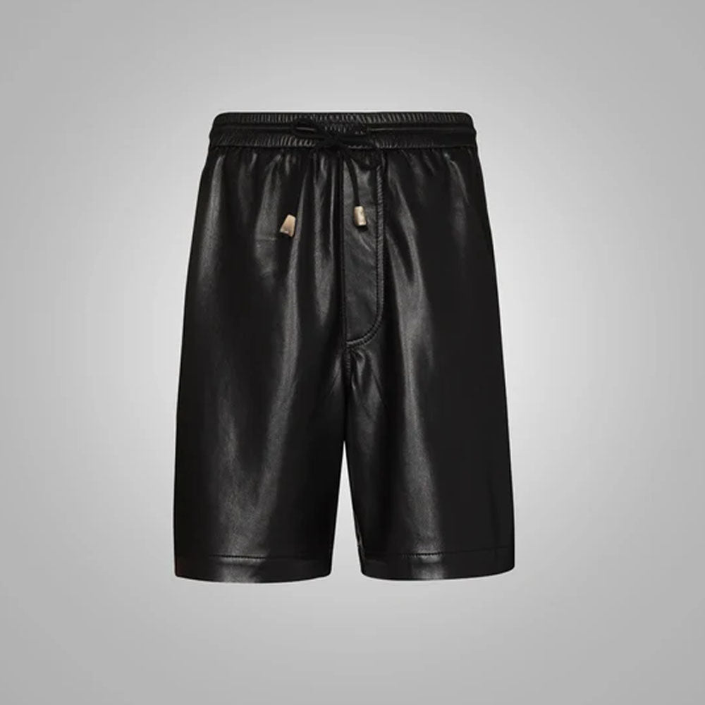 Leather Shorts - Sheepskin Leather Shorts - Lambskin Leather Shorts ...