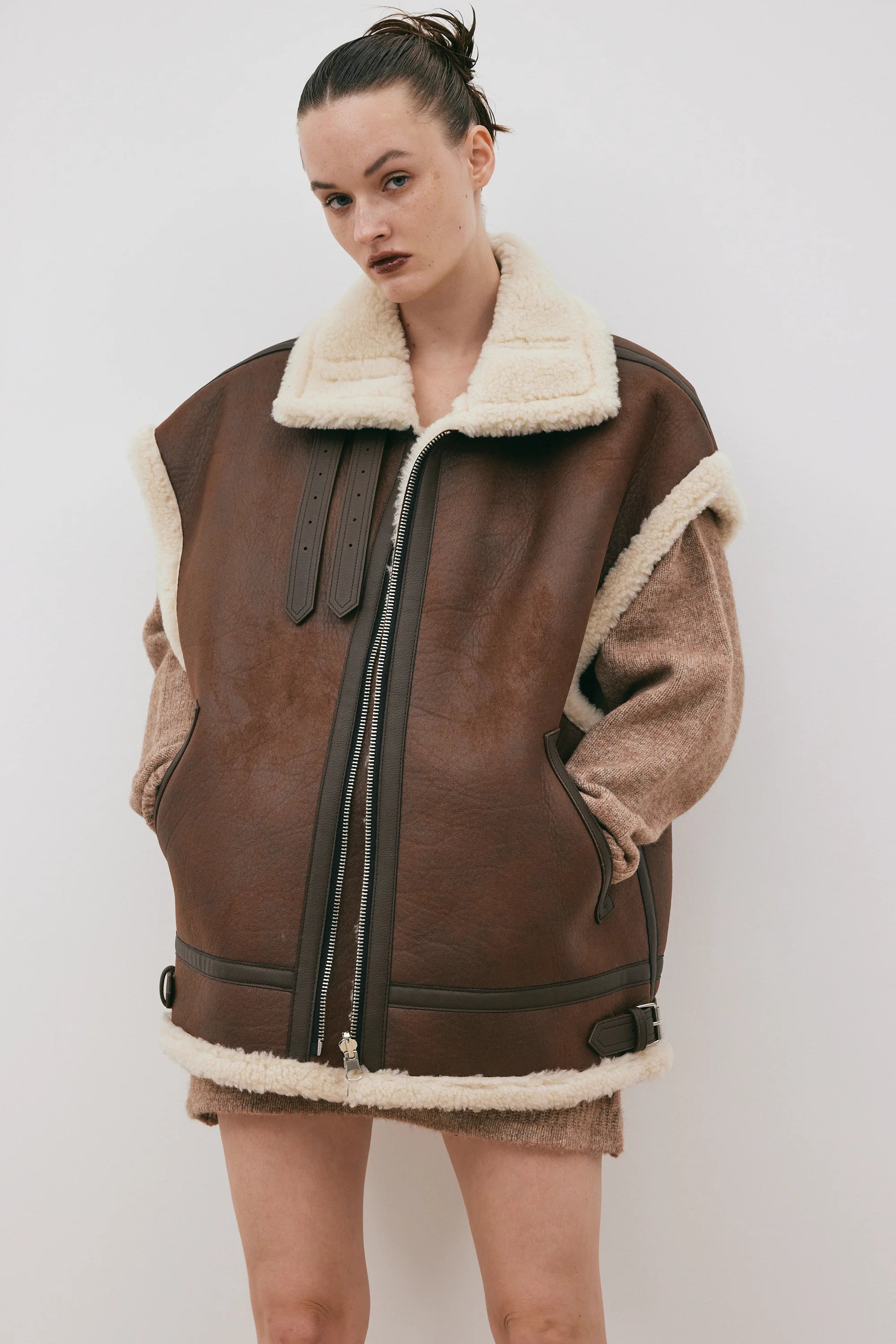 Women Shearling Vests - Sheepskin Vest – sheepskinleathers