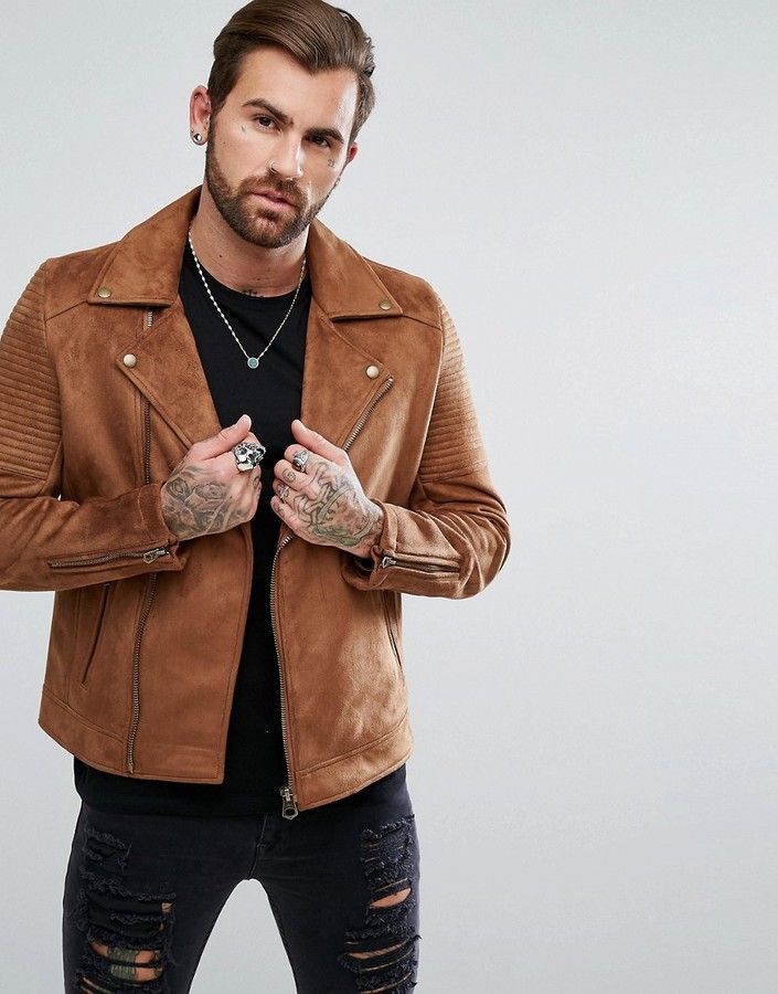 Suede Leather Jackets: Men's Fashion Essential – sheepskinleathers
