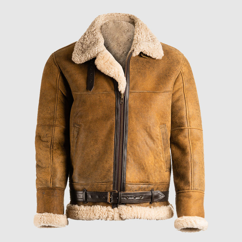B3 Bomber Jacket - Leather Bomber Jacket – sheepskinleathers